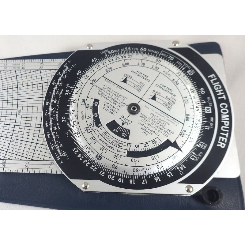 Vintage 1989 Jeppesen Slide Graphic Flight Computer