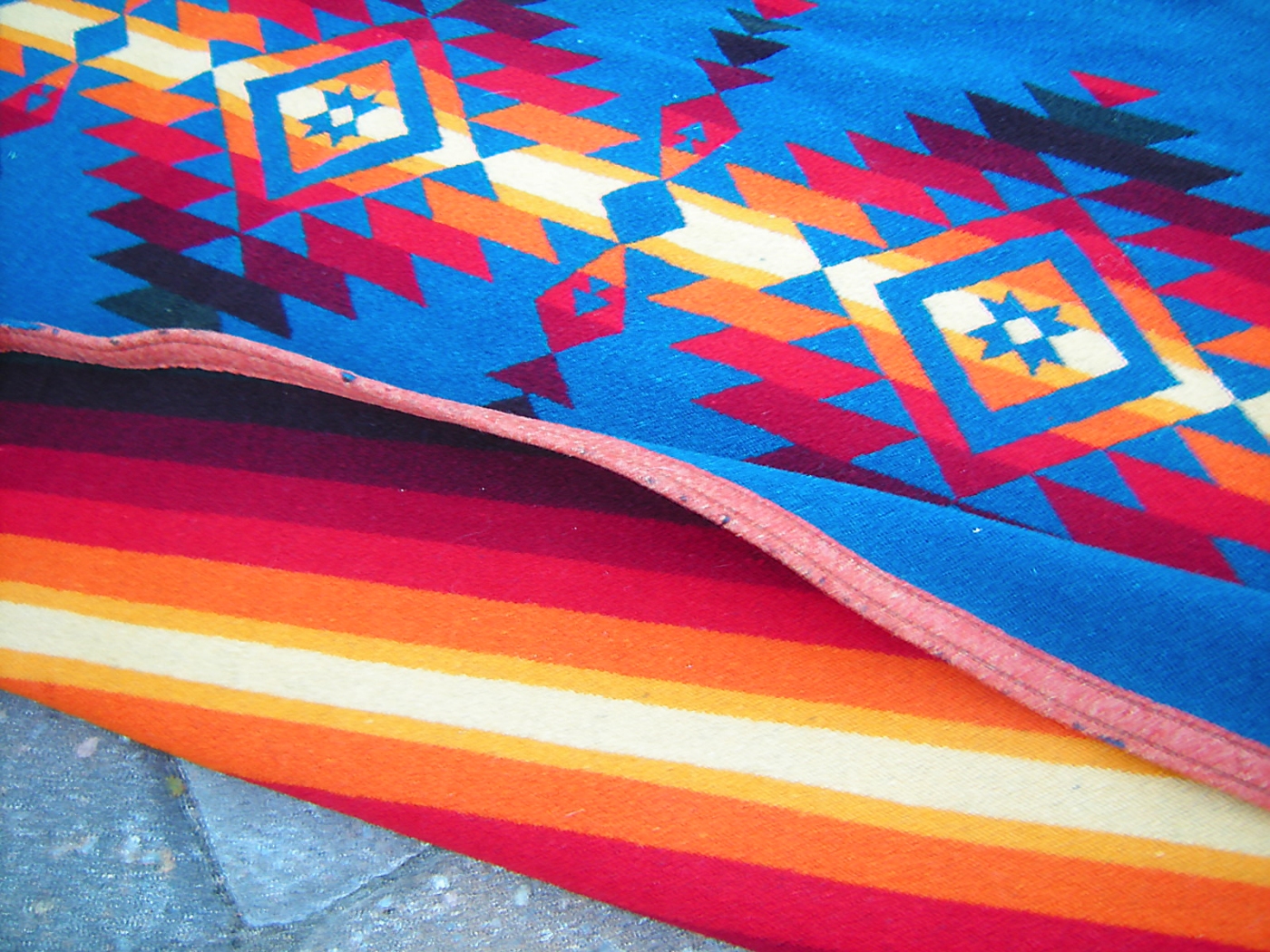 Photo Gallery of Early 1920s Beaver State Wool Pendleton Blanket Auto ...